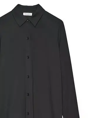 Marc O'polo Buttoned Long-sleeve Midi Dress