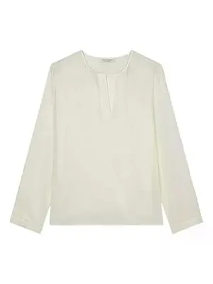 Marc O'polo Pleated Collar Long-sleeve Blouse