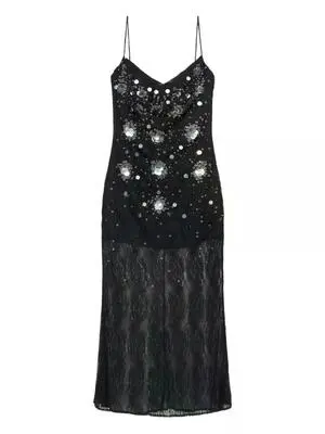 Blumarine Sequin-embellished Lace Gown