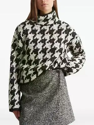 Marc O'polo Houndstooth Turtleneck Sweater