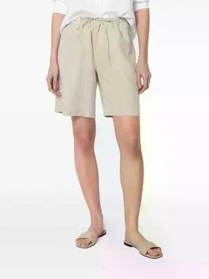 Marc O'polo Drawstring-waist Linen Shorts - Neutrals