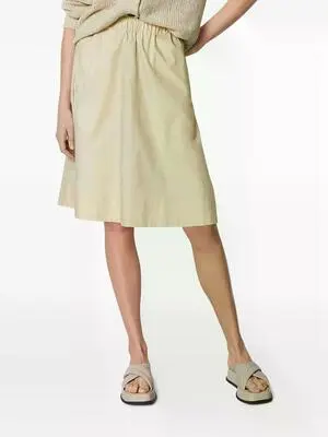 Marc O'polo Mini Skirt With Elasticated Waist - Neutrals