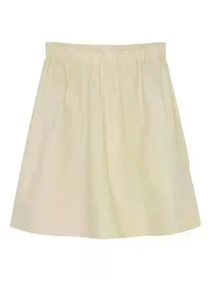 Marc O'polo Mini Skirt With Elasticated Waist - Neutrals