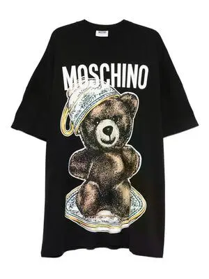 Moschino Teddy Bear-print T-shirt Mini Dress - Black