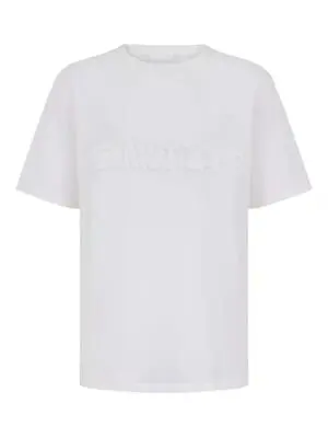 Helmut Lang Embossed-logo Cotton T-shirt - White