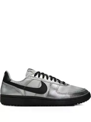 Women's Metallic Silver Nike Sneakers