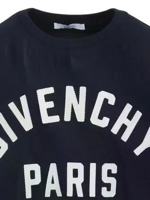 Givenchy Lettering-print T-shirt - Blue