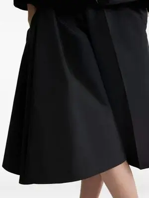 Patou Asymmetric Faille Shorts