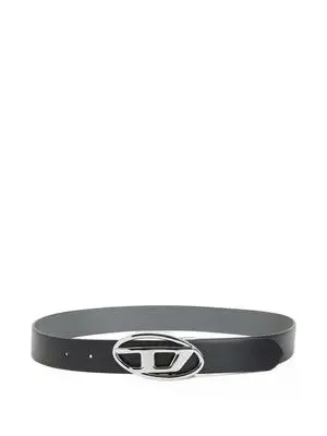 DIESEL Logo-plaque Reversible Belt - Black