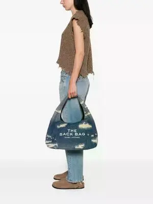 Marc Jacobs Distressed Denim Shoulder Bag