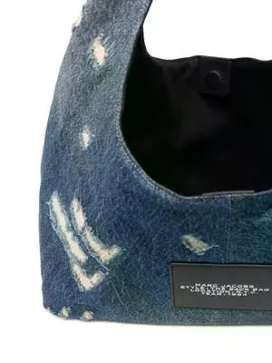 Marc Jacobs Distressed Denim Shoulder Bag