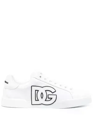 Dolce & Gabbana Logo-patch Sneakers - White