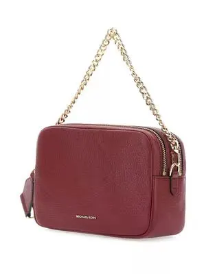 Michael Kors Leather Crossbody Bag With Chain Strap