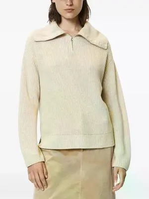 Marc O'polo Zip-neck Collar Sweater