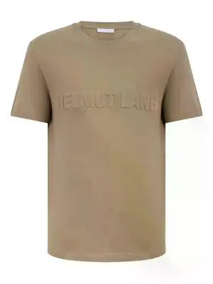 Helmut Lang Logo-embossed T-shirt - Brown