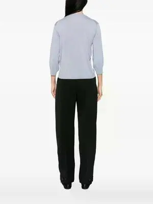 Max Mara Round-neck Wool Top