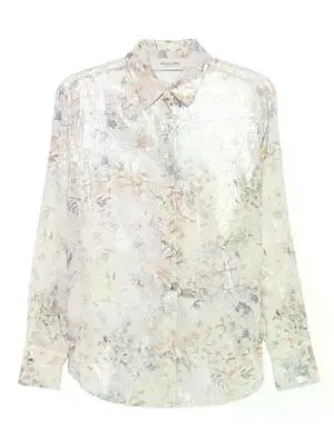GOLDEN GOOSE Floral Sequin Shirt