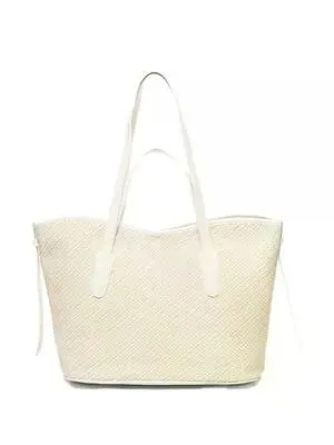 COCCINELLE Woven Diagonal-pattern Tote Bag