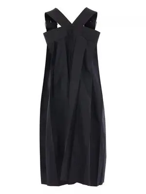 Comme Des Garçons Pleated Buckled Dress