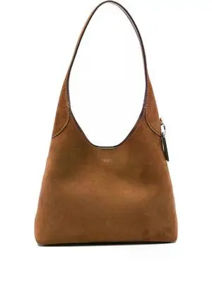 COACH Suede Shoulder Bag - Brown