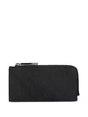 Gucci Embossed-logo Zip-fastening Cardholder