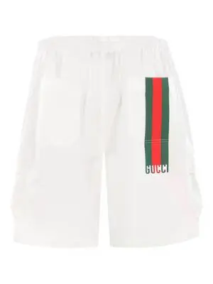 Gucci Web Stripe Cargo Shorts