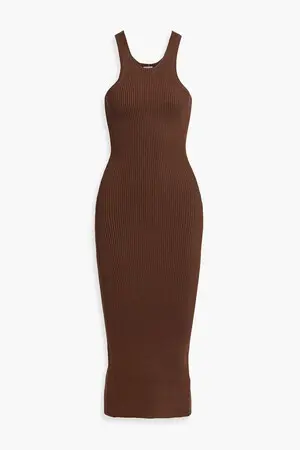 TOTEME Ribbed-knit Midi Dress