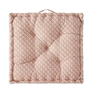 PERI HOME Floral Decorative Floor Cushion - Block Pink