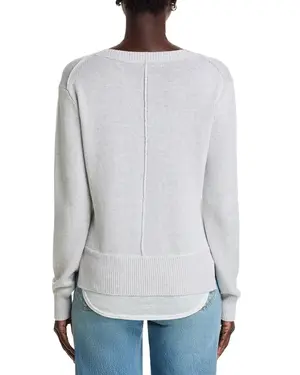 Elan V-neck Layered Sweater