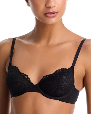 Polo Ralph Lauren Lace Demi Bra - Onyx