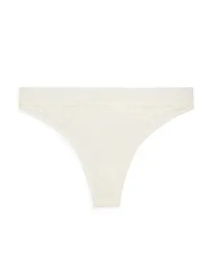 Polo Ralph Lauren Logo Thong - Egret