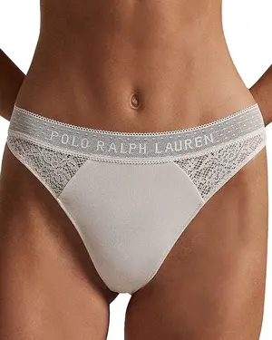 Polo Ralph Lauren Logo Thong - Garden Rose