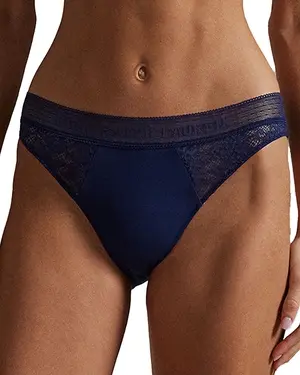 Polo Ralph Lauren Logo Lace Bikini - Navy