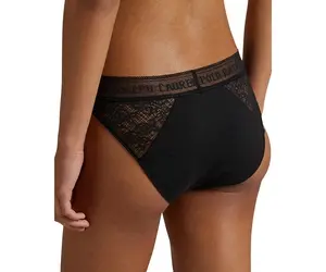 Polo Ralph Lauren Logo Lace Bikini - Onyx