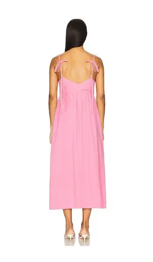 Sundry Gauze Tie Strap Dress
