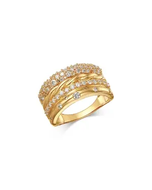 Bloomingdale'S Diamond Multi-row Ring - Gold