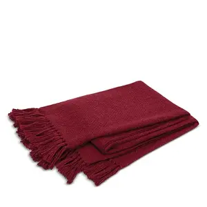 MATOUK Lanza Baby Alpaca Throw - Scarlet