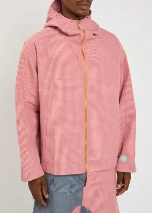 PDF CHANNEL Checked Cotton-blend Jacket