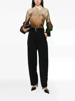 Sportmax Ombré-effect Silk Shirt
