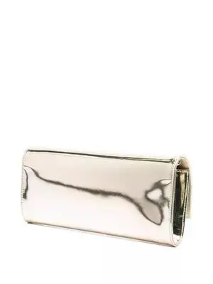 CASTAGNA Metallic Leather Clutch