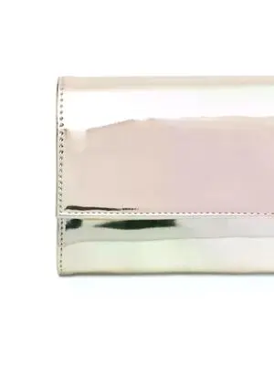 CASTAGNA Metallic Leather Clutch