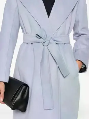 Max Mara Belted Wool Wrap Coat