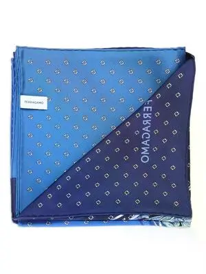FERRAGAMO Leopard-print Silk Scarf