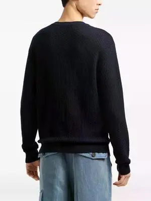 Emporio Armani Waffle-knit Sweater