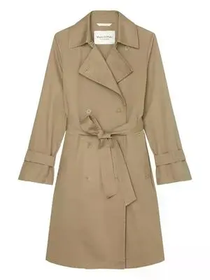 Marc O'polo Double-breasted Belted Trench Coat