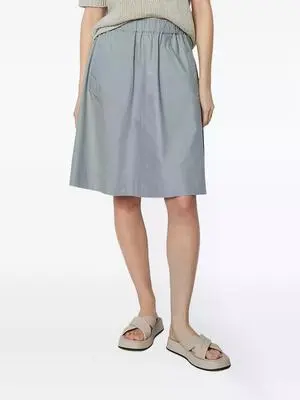 Marc O'polo Elasticated-waistband Mini Skirt - Blue