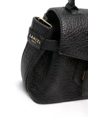 LANCEL Small Charlie Leather Bag - Black