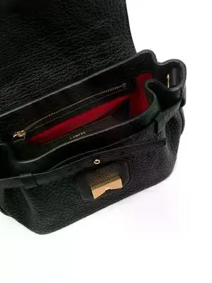 LANCEL Small Charlie Leather Bag - Black