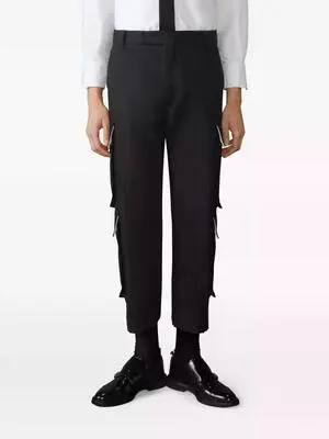 Thom Browne Cargo Zip-detail Straight-leg Trousers