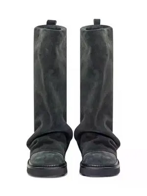Attico Slouch Suede Knee-high Boots